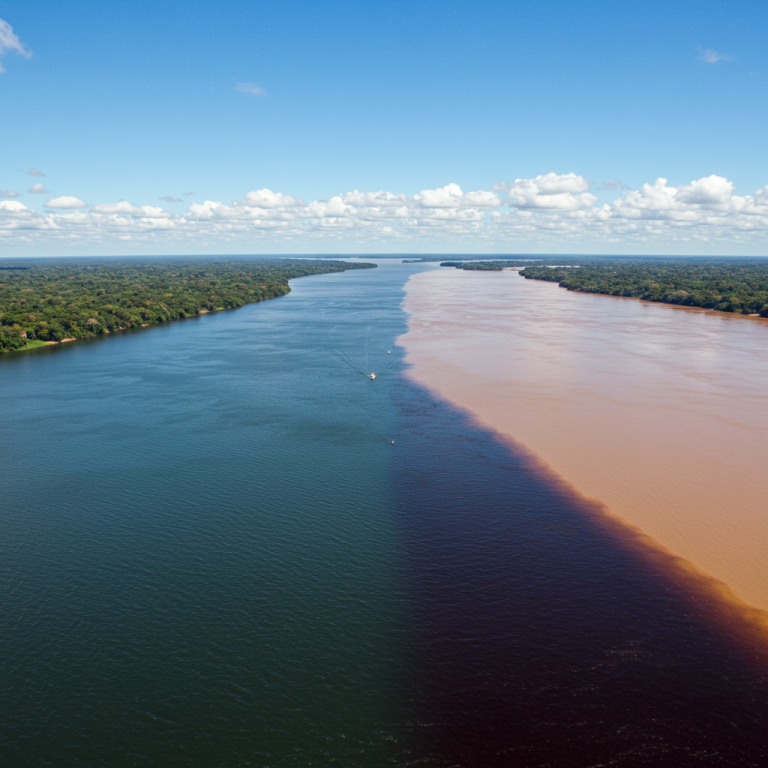 Por que o Rio Negro é escuro e o Solimões barrento? - Portal Em Tempo