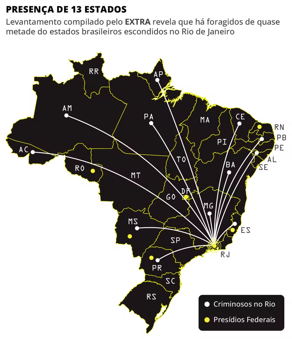 CV chega a 25 estados e disputa território com o PCC no Brasil - Portal ...
