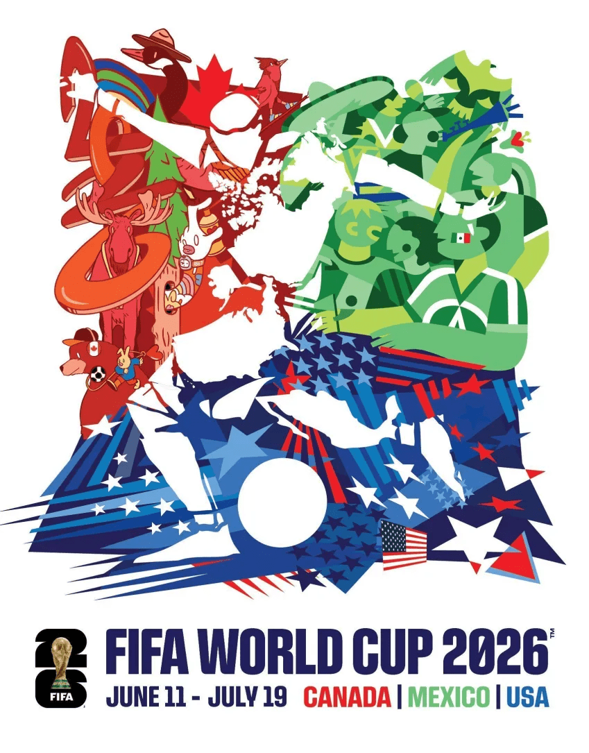Fifa lança pôster oficial da Copa do Mundo 2026 - Portal Em Tempo