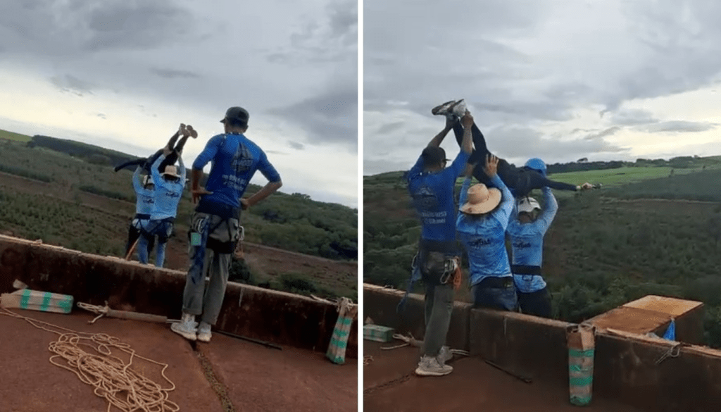 Quem era a jovem lançada sem corda em salto de rope jump e fez post ...